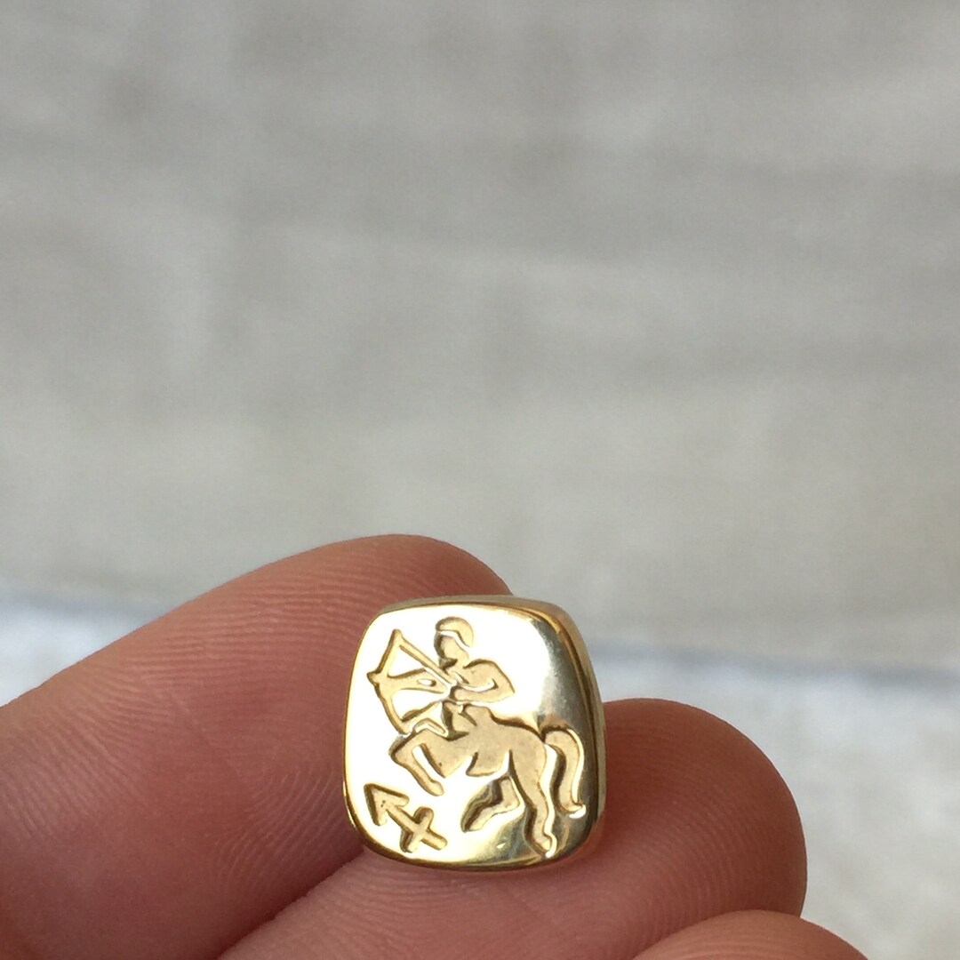 Swank Sagittarius Tie Pin in Original Box Astrology Star Sign Archer ...