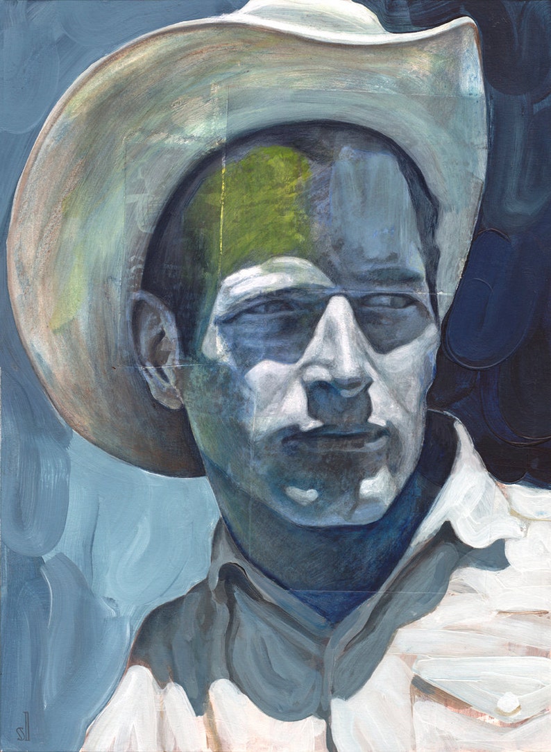 Paul Newman Portrait Archival Art Print by Scott Laumann - Etsy