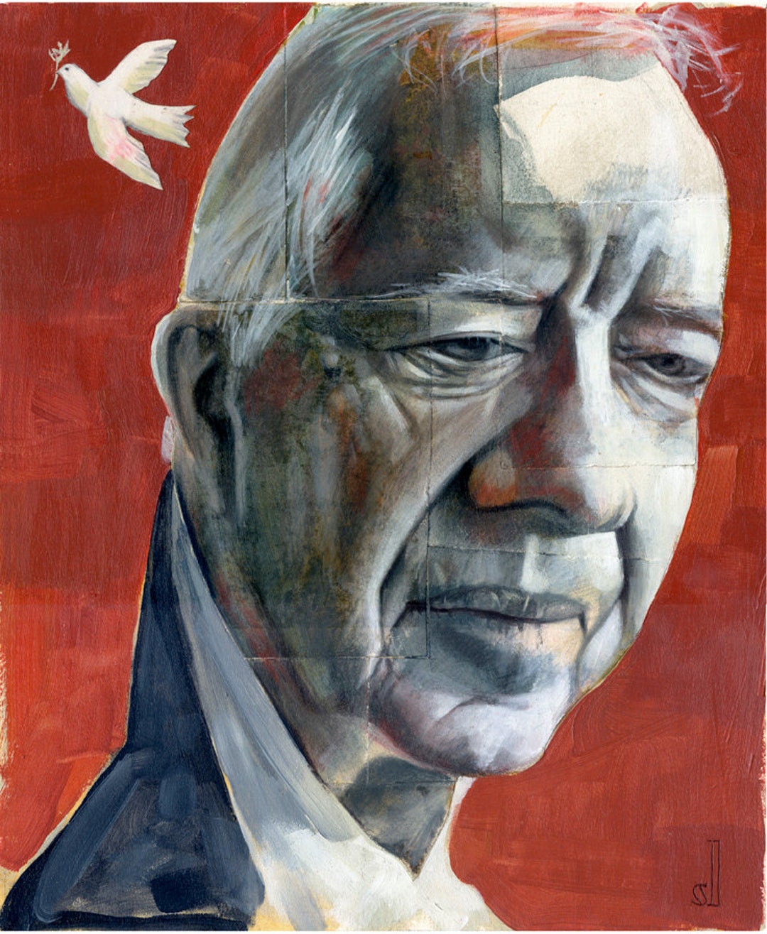 Jimmy Carter Portrait- Archival Art Print by Scott Laumann - Etsy