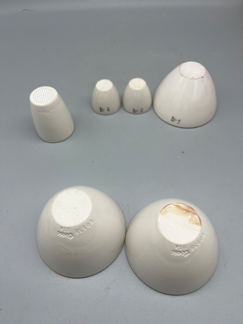 Coorstek Antique Porcelain Lab Crucibles and Strainer, Filter, Coors ...