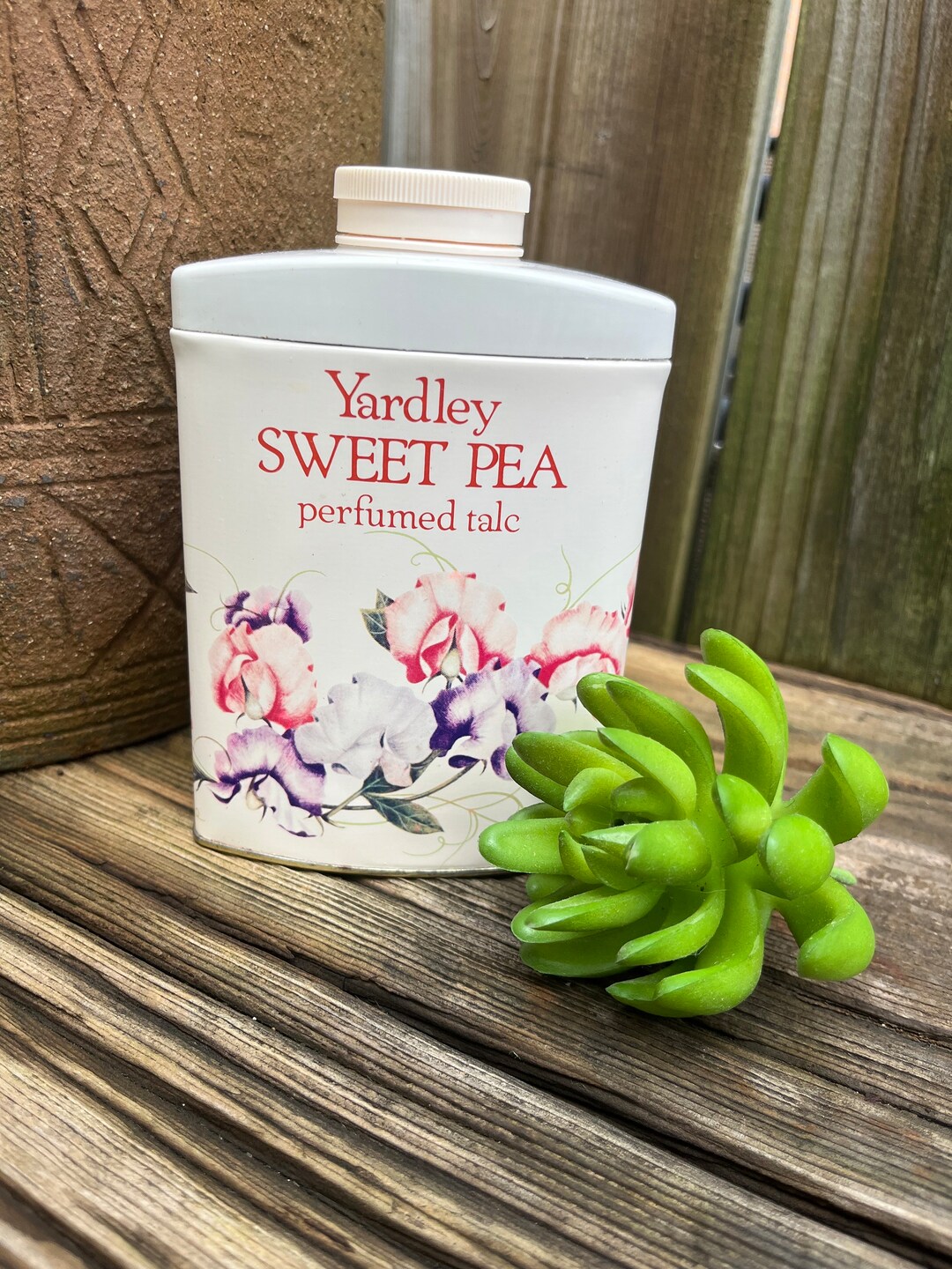 Yardley Sweet Pea Perfumed Talc - Vintage 1985 Tin, 200g, Made in ...
