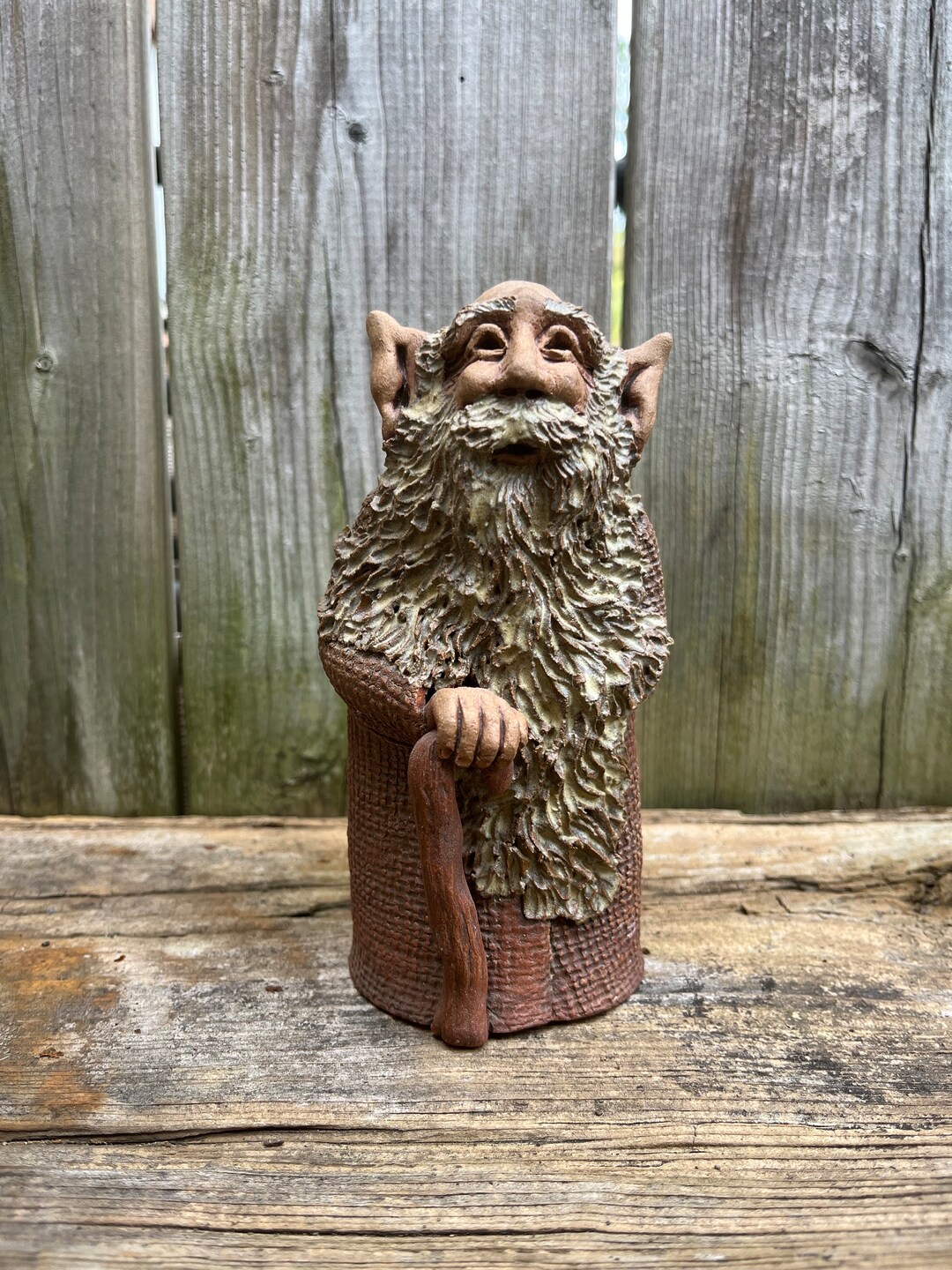 Windridge House Gentle Folk Pottery Wizard Bald No Hat, Hobbit Style ...