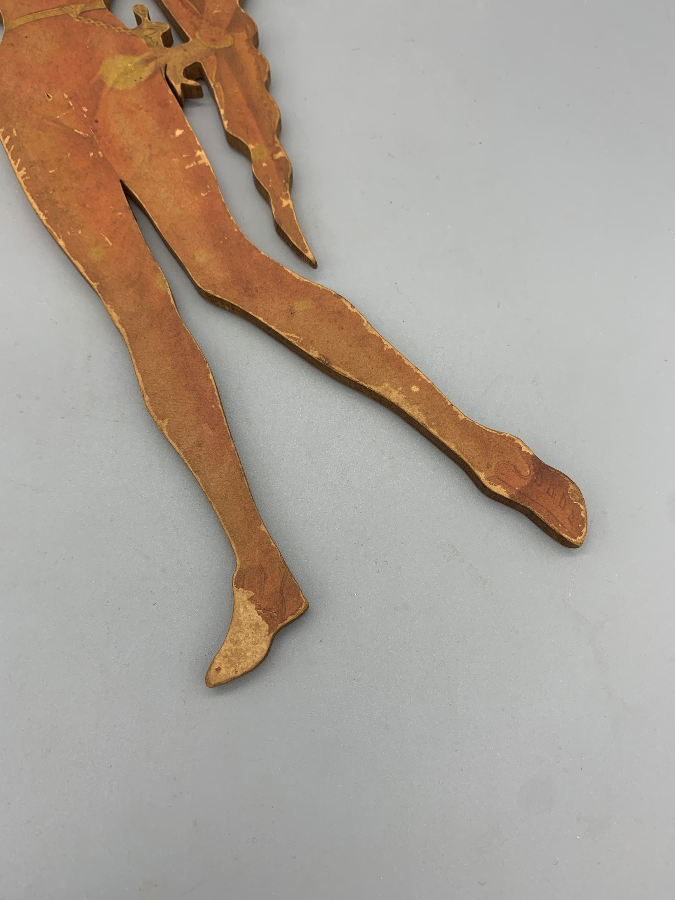 Medieval Pin up Girl Cutout, Masonite Base, Lute Player, Vintage ...