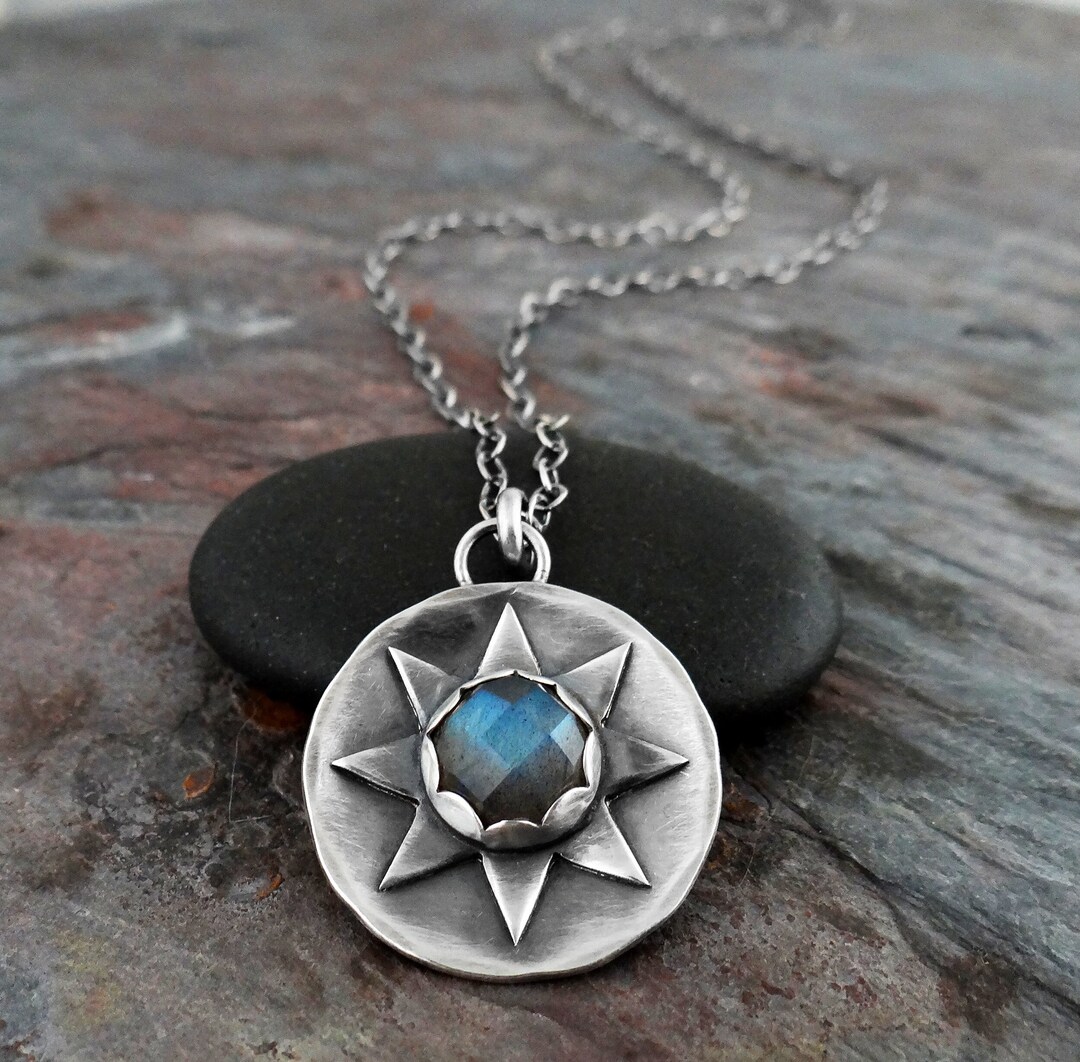 You're a Star Amulet Metalsmith Star With Bezel Set - Etsy