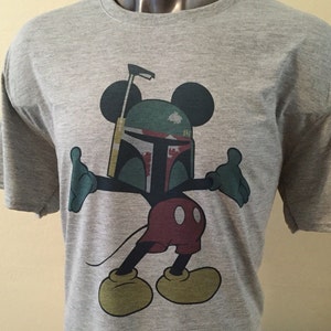Mickey Mouse Boba Fett T-shirt - Etsy