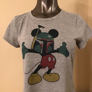 Mickey Mouse Boba Fett T-shirt - Etsy