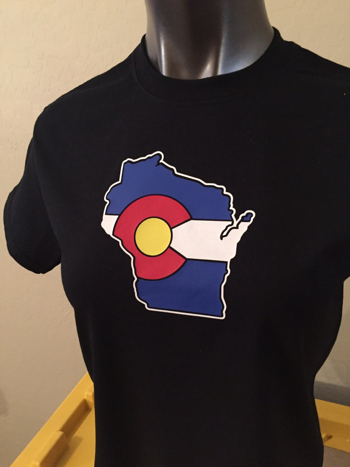 Colorado Flag Wisconsin State T-shirt - Etsy