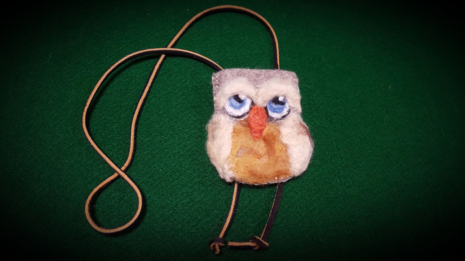 Owl Purse, Sarah's Owl Pouch, Needle Felted Owl, Needle Felted, Hand ...
