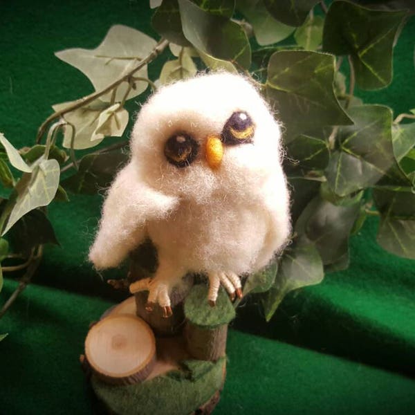 Needle Felted Owl - Etsy