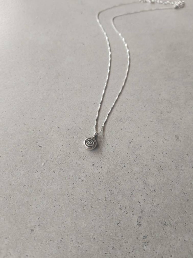 Small Evil Eye Necklace, Silver Evil Eye,sterling Silver Necklace,evil ...
