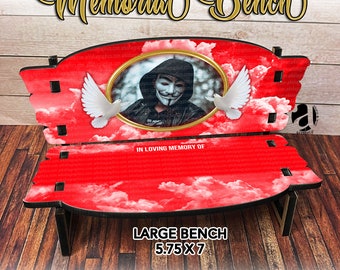 Memorial Bench Template Sublimation Design PNG - Etsy