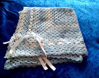 Vintage Baby Blanket Pram Cover Crochet Pattern - Etsy