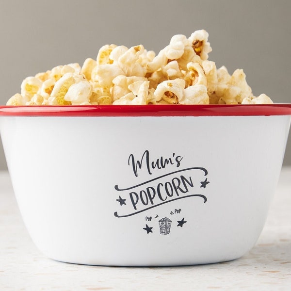 Popcorn Bowl - Etsy