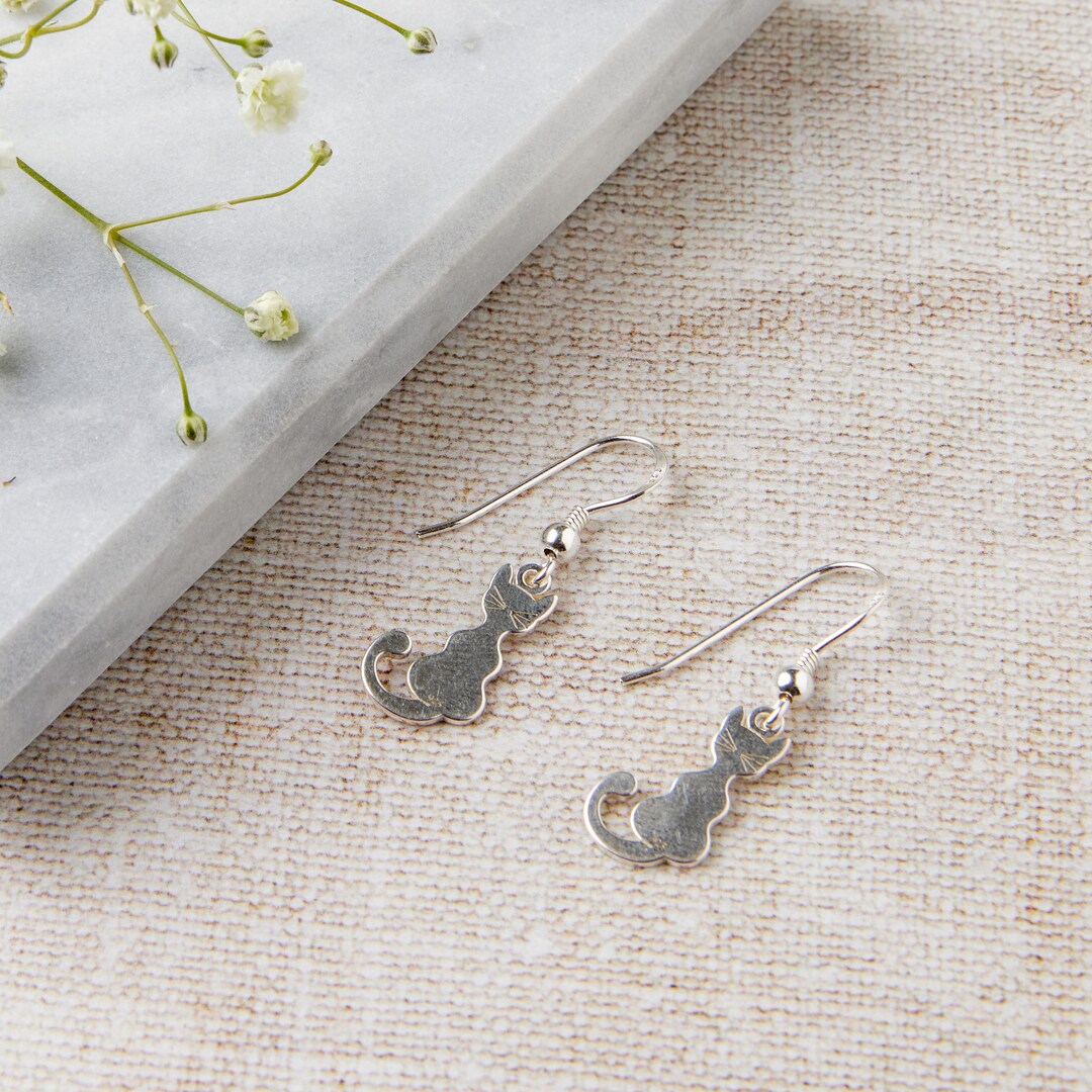 Etsy cat earrings store