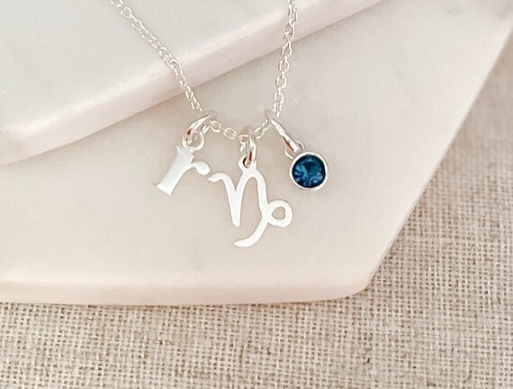 Etsy capricorn necklace store