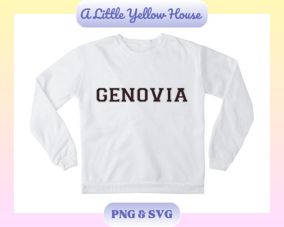 Genovia Varsity Princess Diaries Inspired SVG PNG Digital Download ...