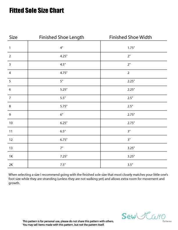 Sugarloaf Shoe PDF Pattern | Etsy