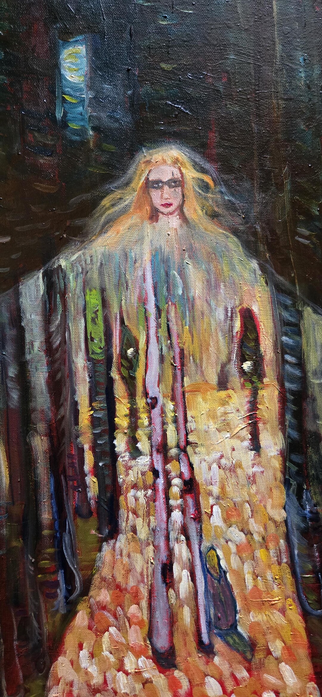 Freya, Original Oil Painting, Goth, Witchy, Norse Goddess, Canadian ...
