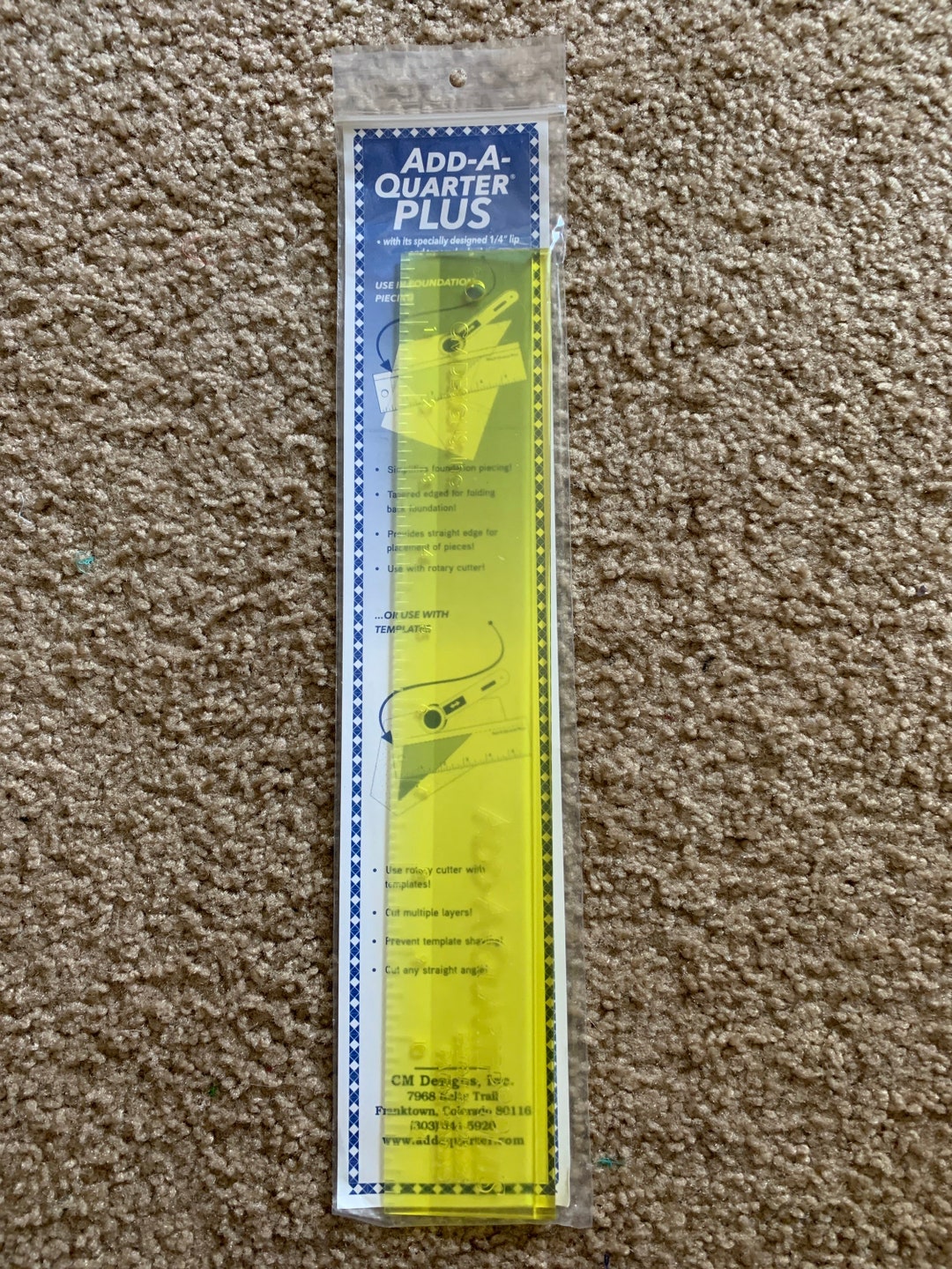 Add-a-quarter PLUS Ruler - Etsy