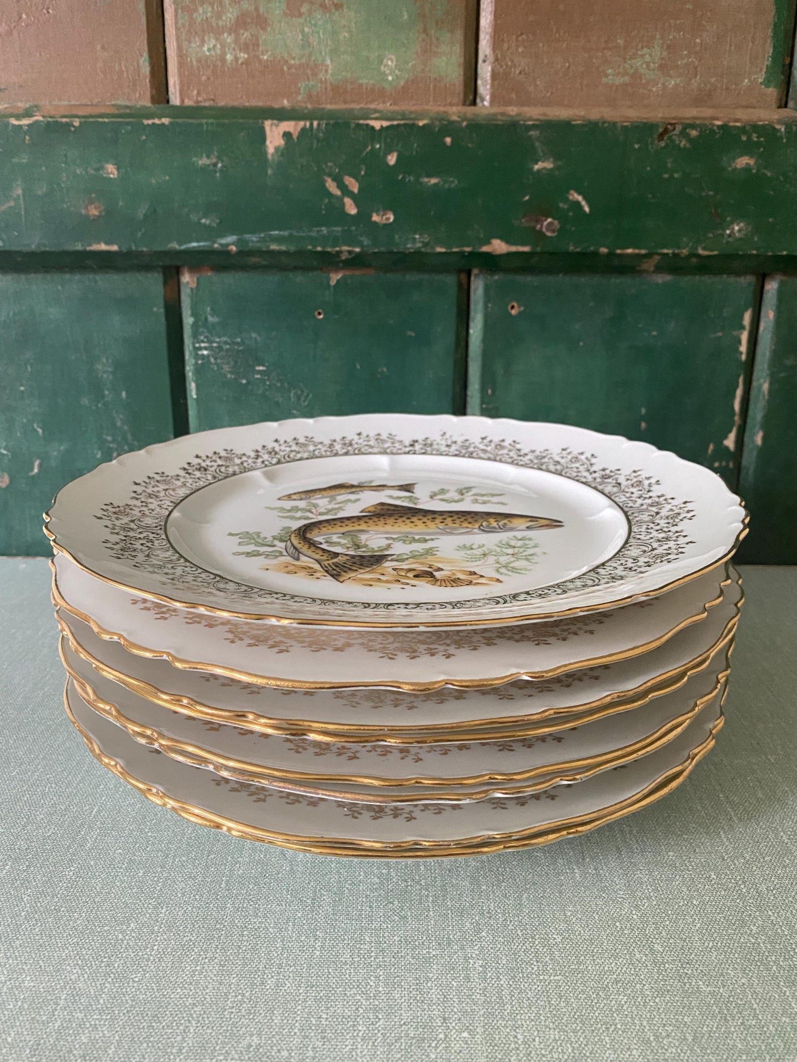 Limoges Porcelain Fish Plate: Mid-century French Decorative Plate - Etsy