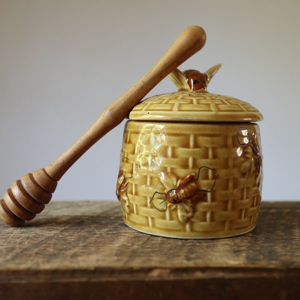 Vintage Honey Pot - Etsy