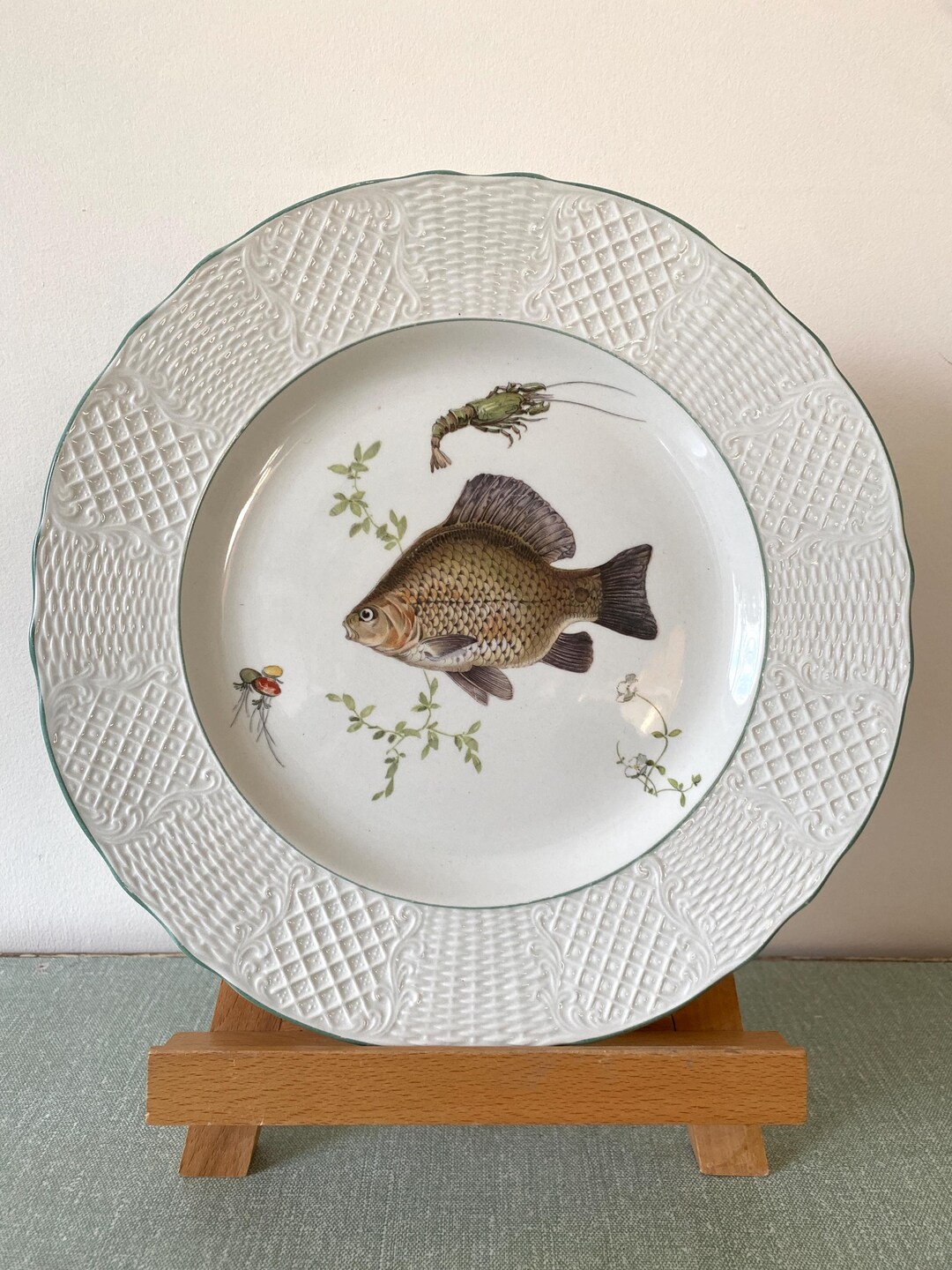Simpsons Potters Marlborough Fish Plateold English Ironstone Fish ...