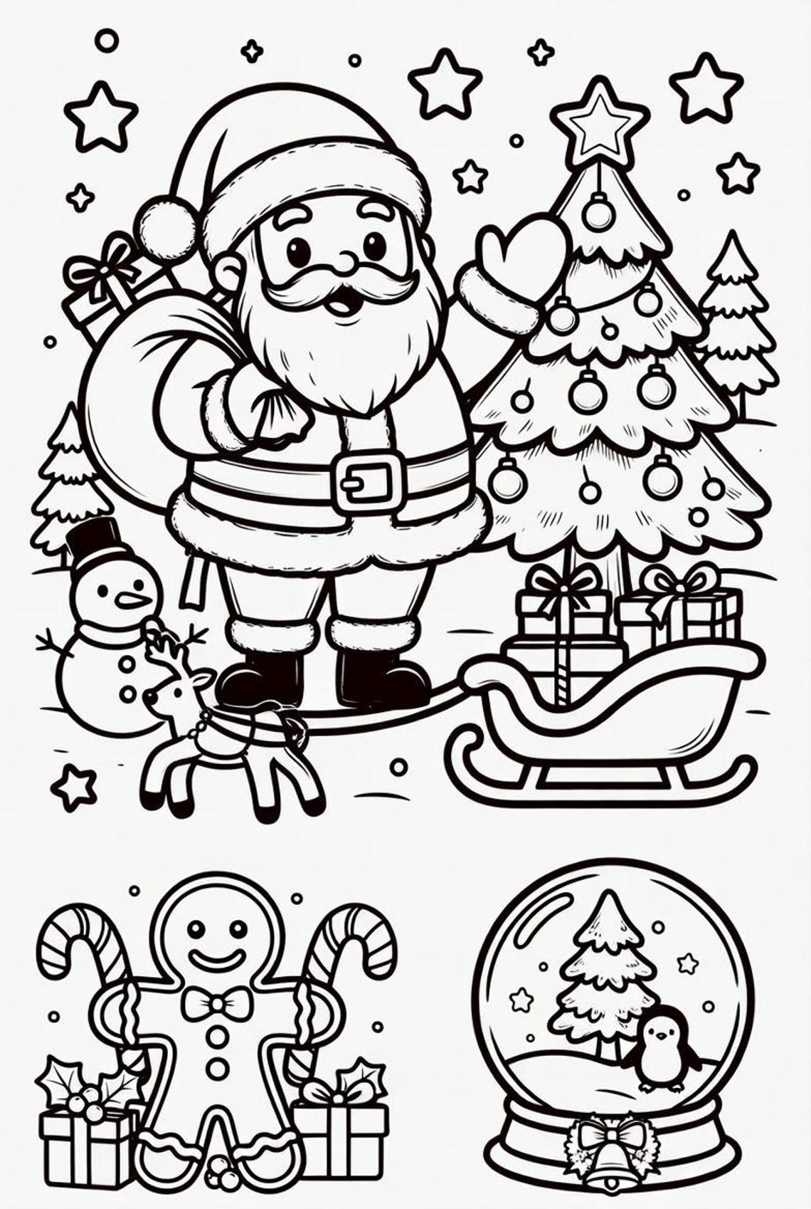 Christmas Coloring Bundle for Kids - Volume 2 – Instant Download - Etsy