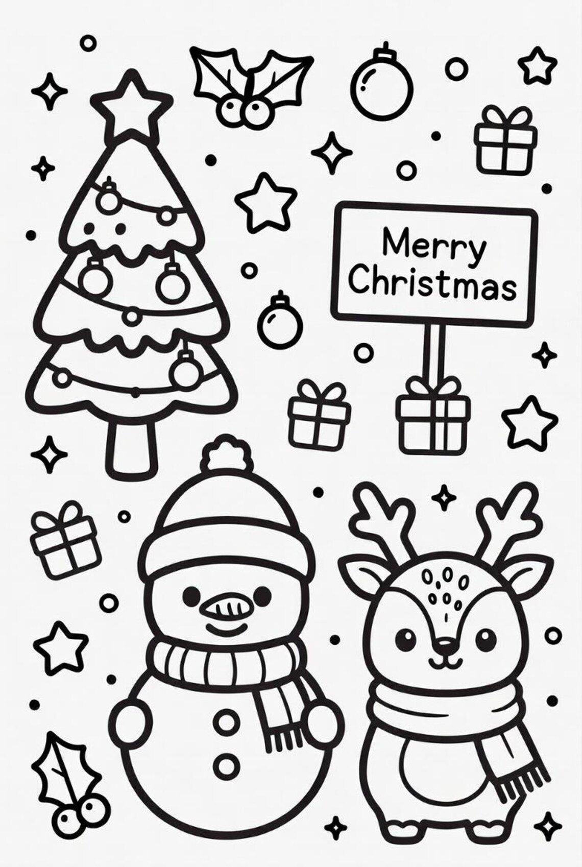 Christmas Coloring Bundle for Kids - Volume 2 – Instant Download - Etsy