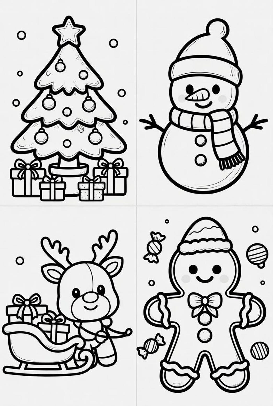 Christmas Coloring Bundle for Kids - Volume 2 – Instant Download - Etsy