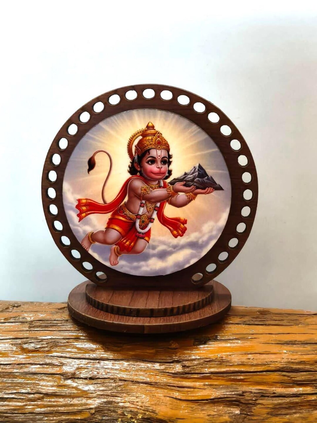 Lord Bal Hanuman Mini Idol for Car Dashboard, Handcrafted Hindu ...