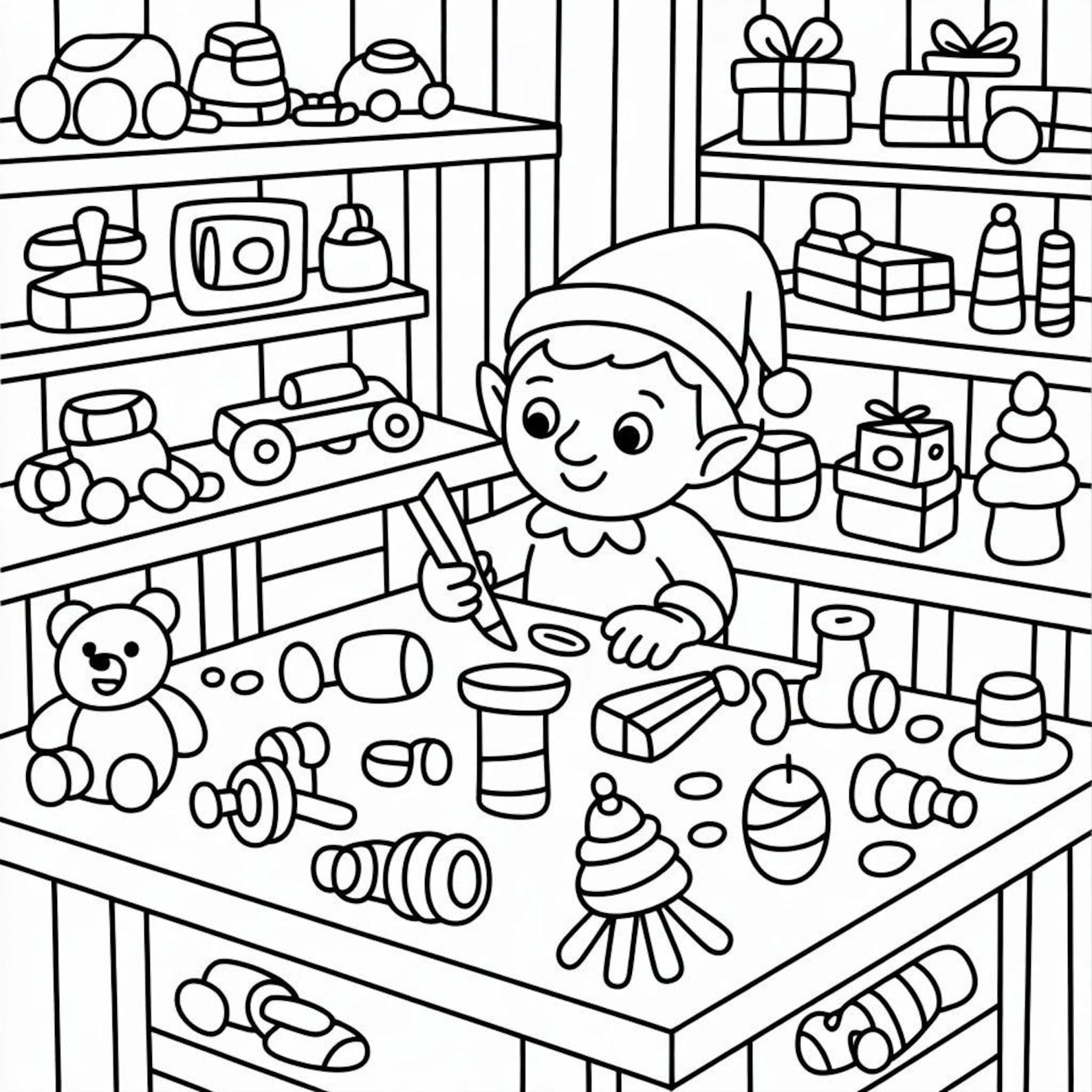 Christmas Coloring Bundle for Kids – Instant Download - Etsy