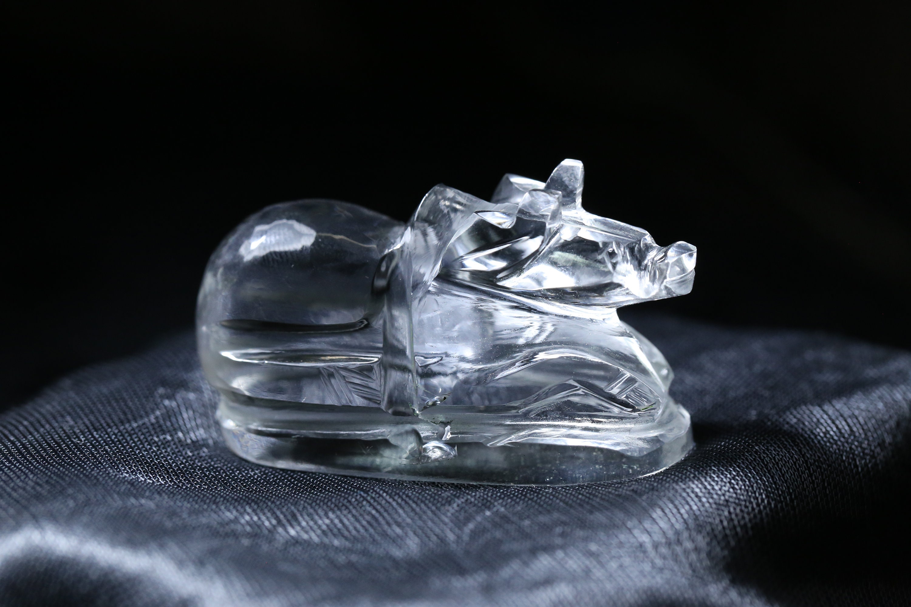 Crystal Glass Nandi Bull Shiva Holistic Divine Spiritual - Etsy