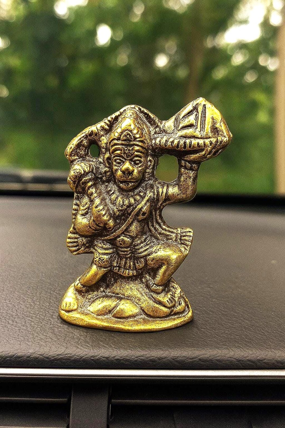 Handcrafted Lord Hanuman Mini Statue, Car Dashboard Idol - Etsy