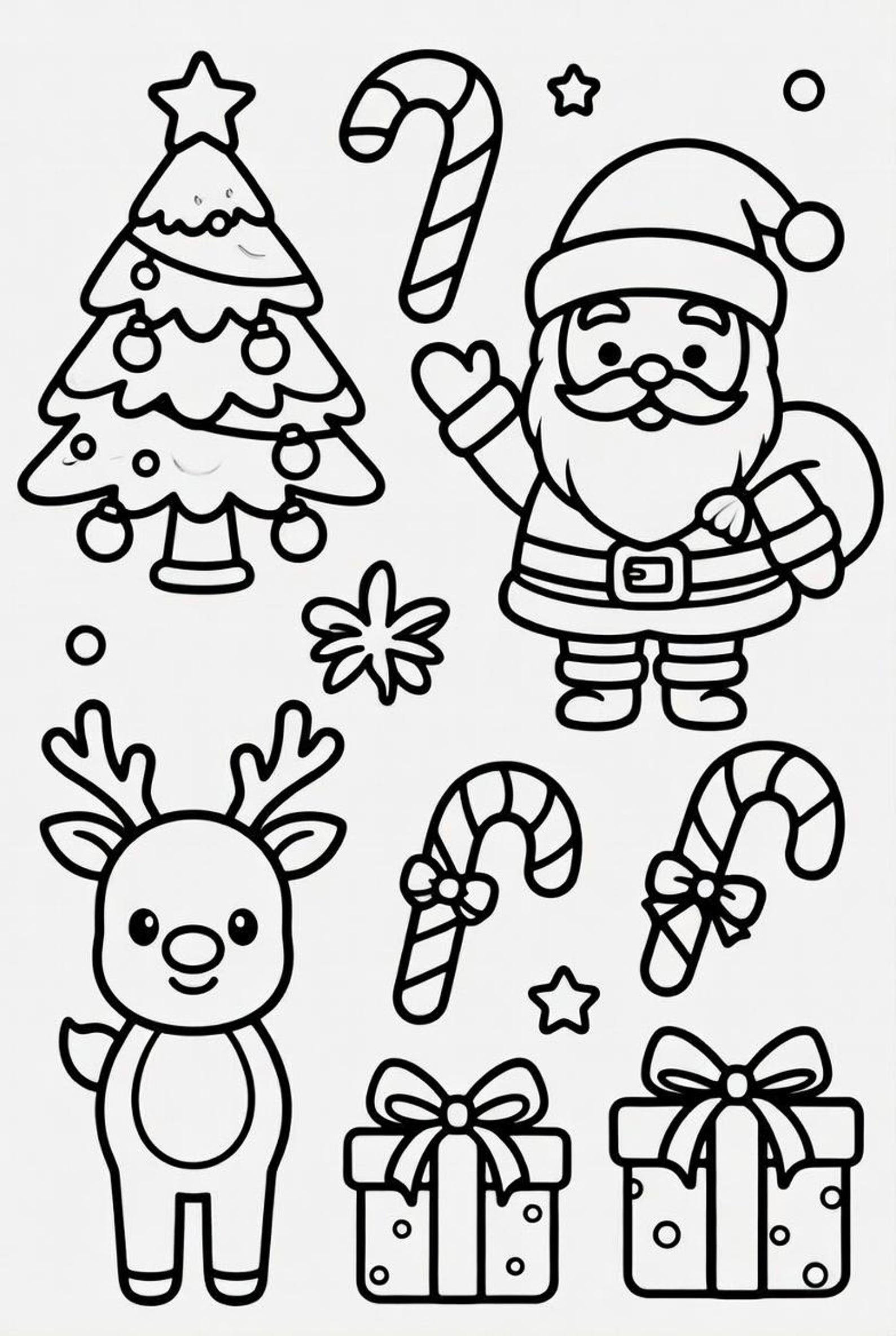 Christmas Coloring Bundle for Kids - Volume 2 – Instant Download - Etsy