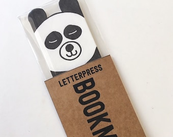 Panda bookmark | Etsy