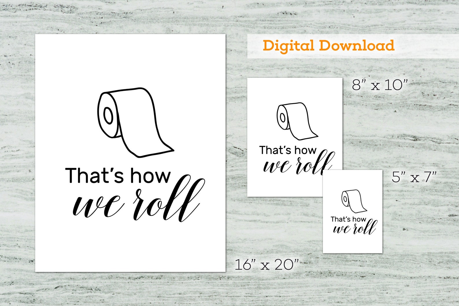That's How We Roll Printable Art Instant Download - Etsy