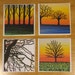 Pack of 4 Mix and Match Greetings Cards - Etsy