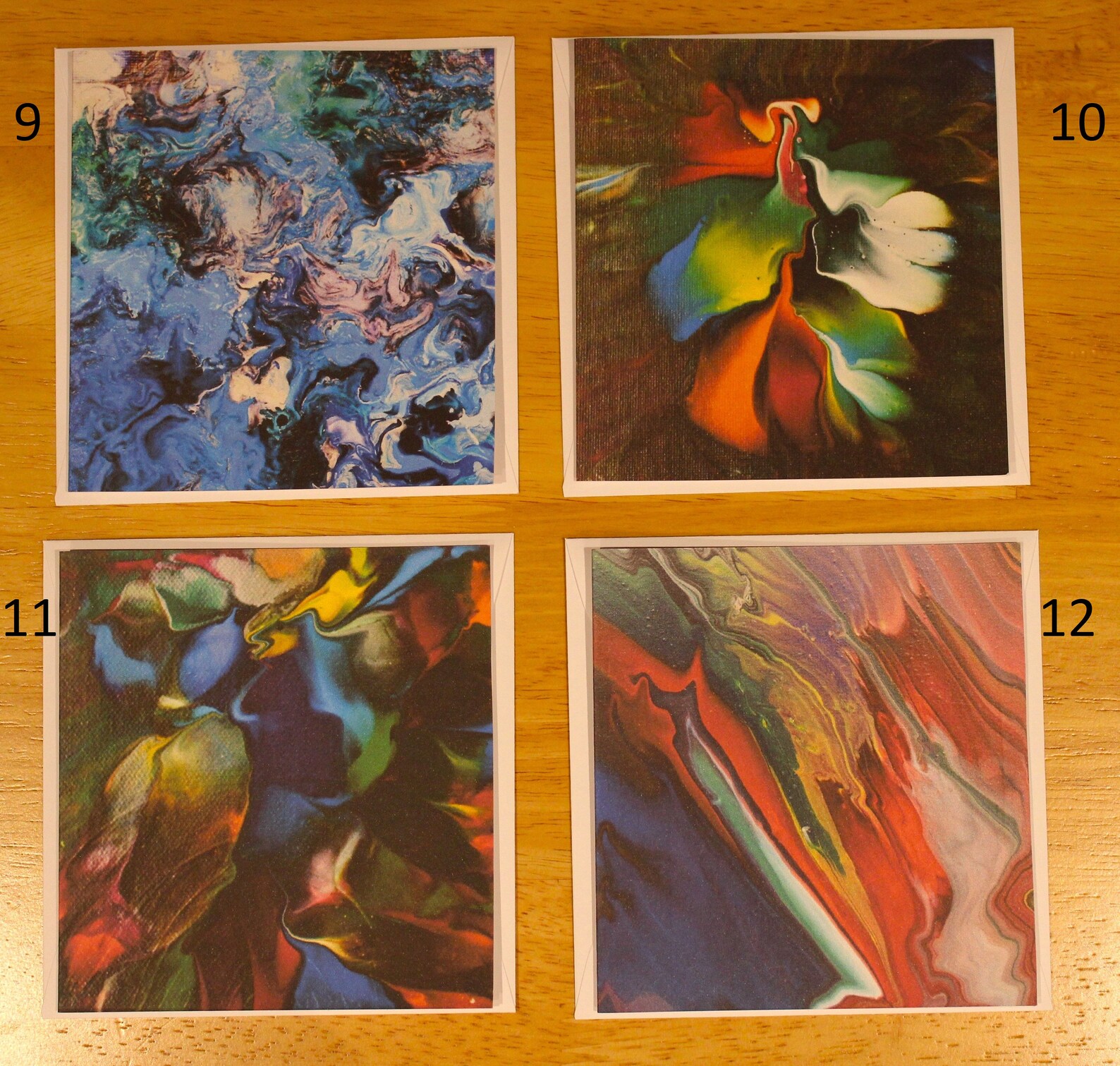 Pack of 4 Mix and Match Greetings Cards - Etsy
