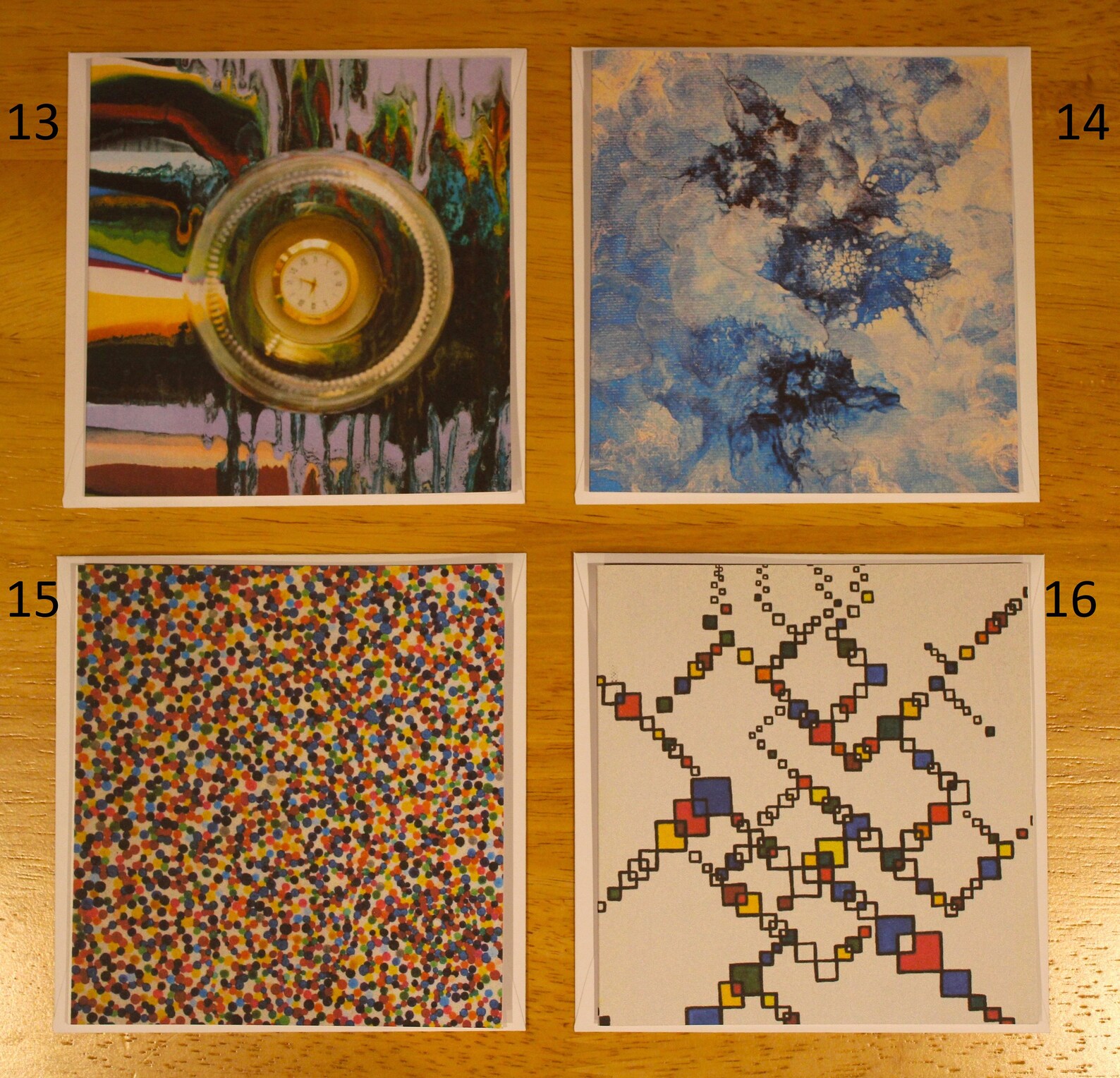 Pack of 4 Mix and Match Greetings Cards - Etsy