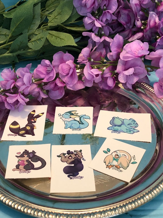 Pokemon Stickers | Etsy