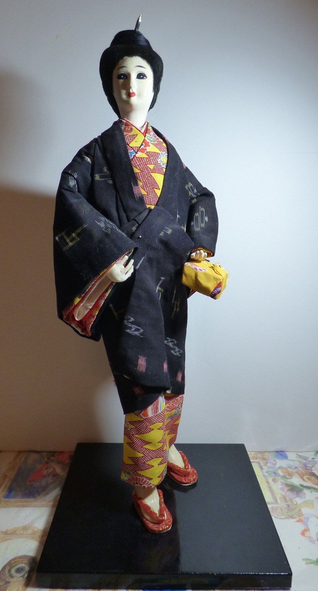 Beautiful Vintage 18" RYUKYU (okinawa) Doll Courtesan/ningyo/geisha on ...