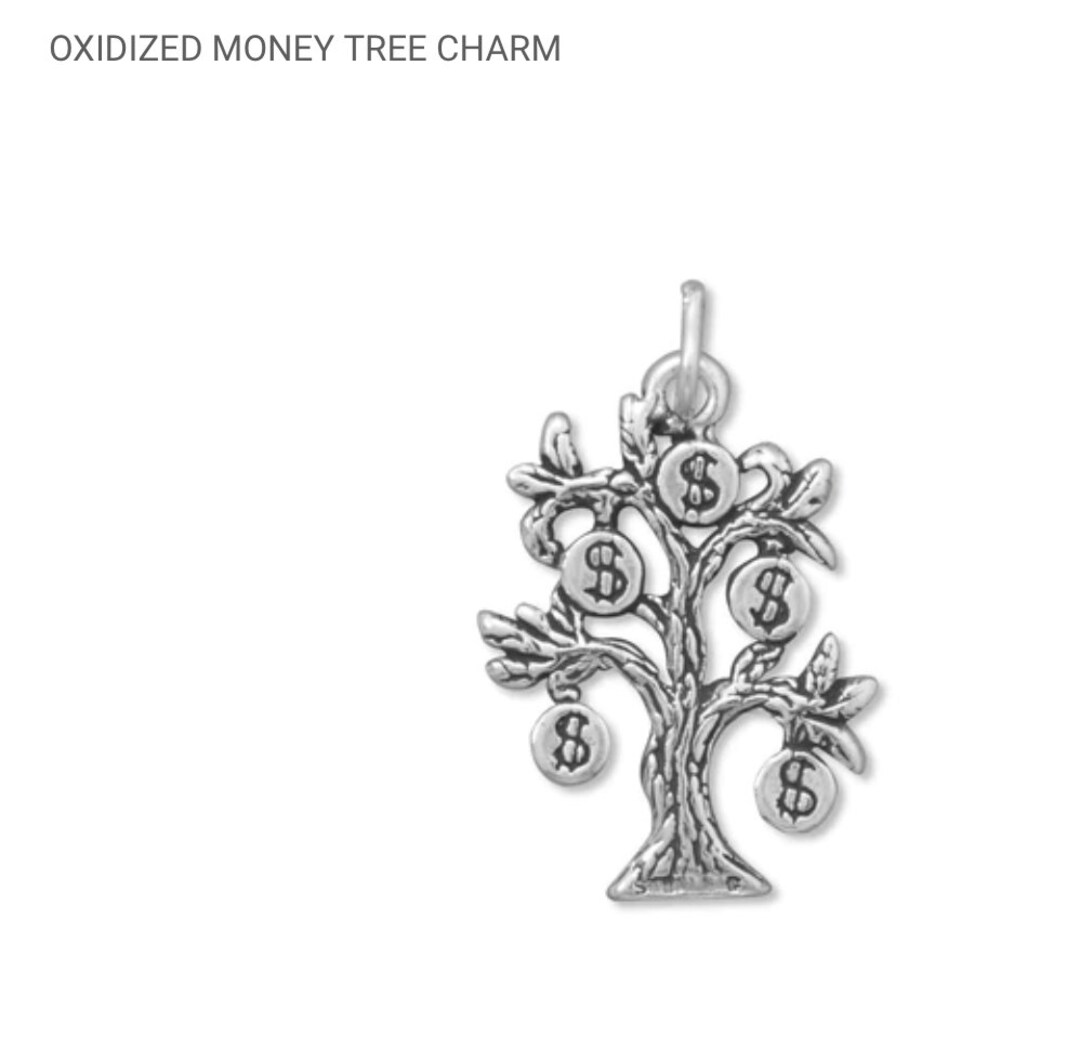 Sterling Silver MONEY TREE Traditional Charm - Etsy