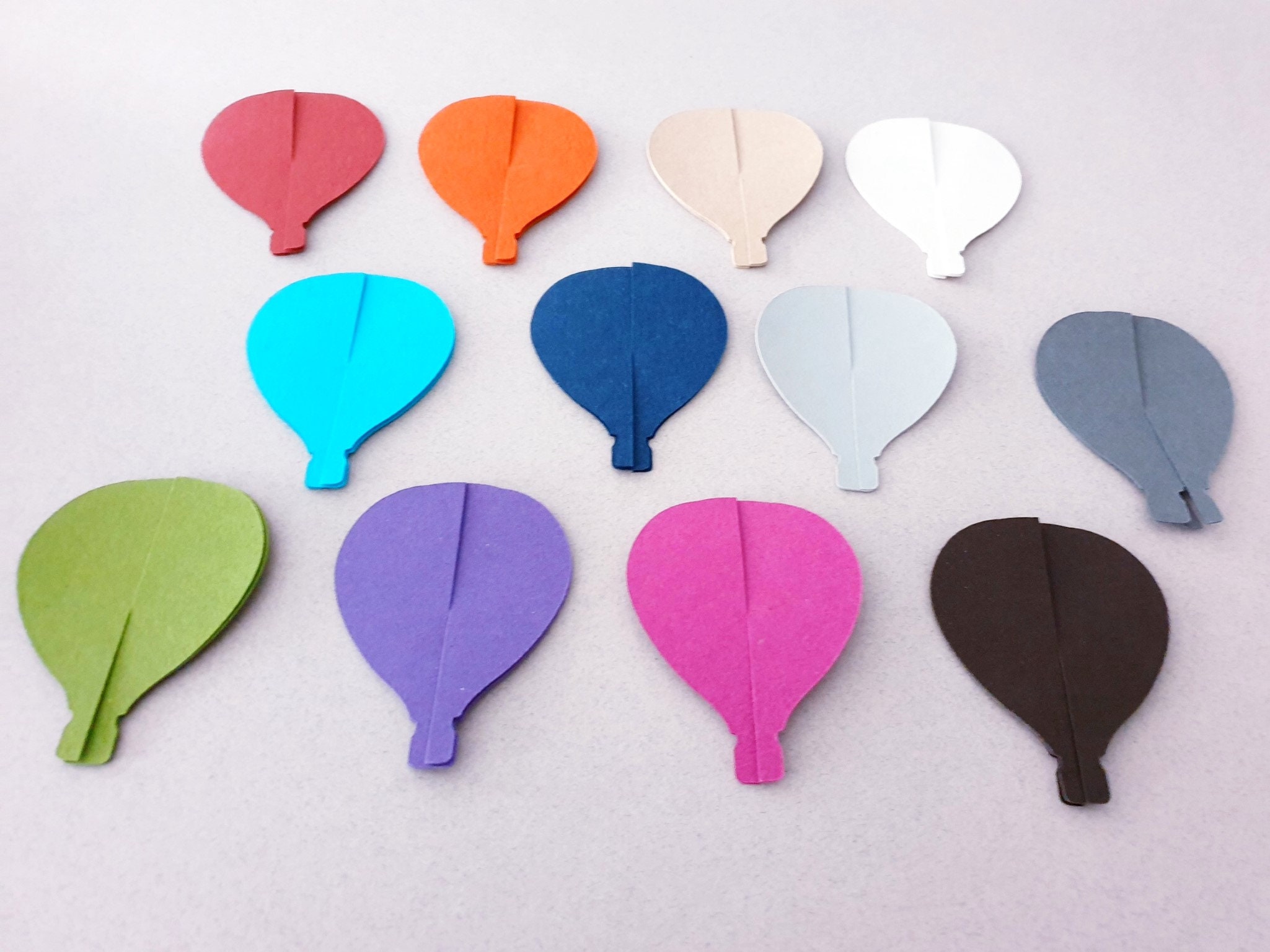 One Hot Air Balloon Made of Eco Friendly Recycled Cardstock - Etsy UK