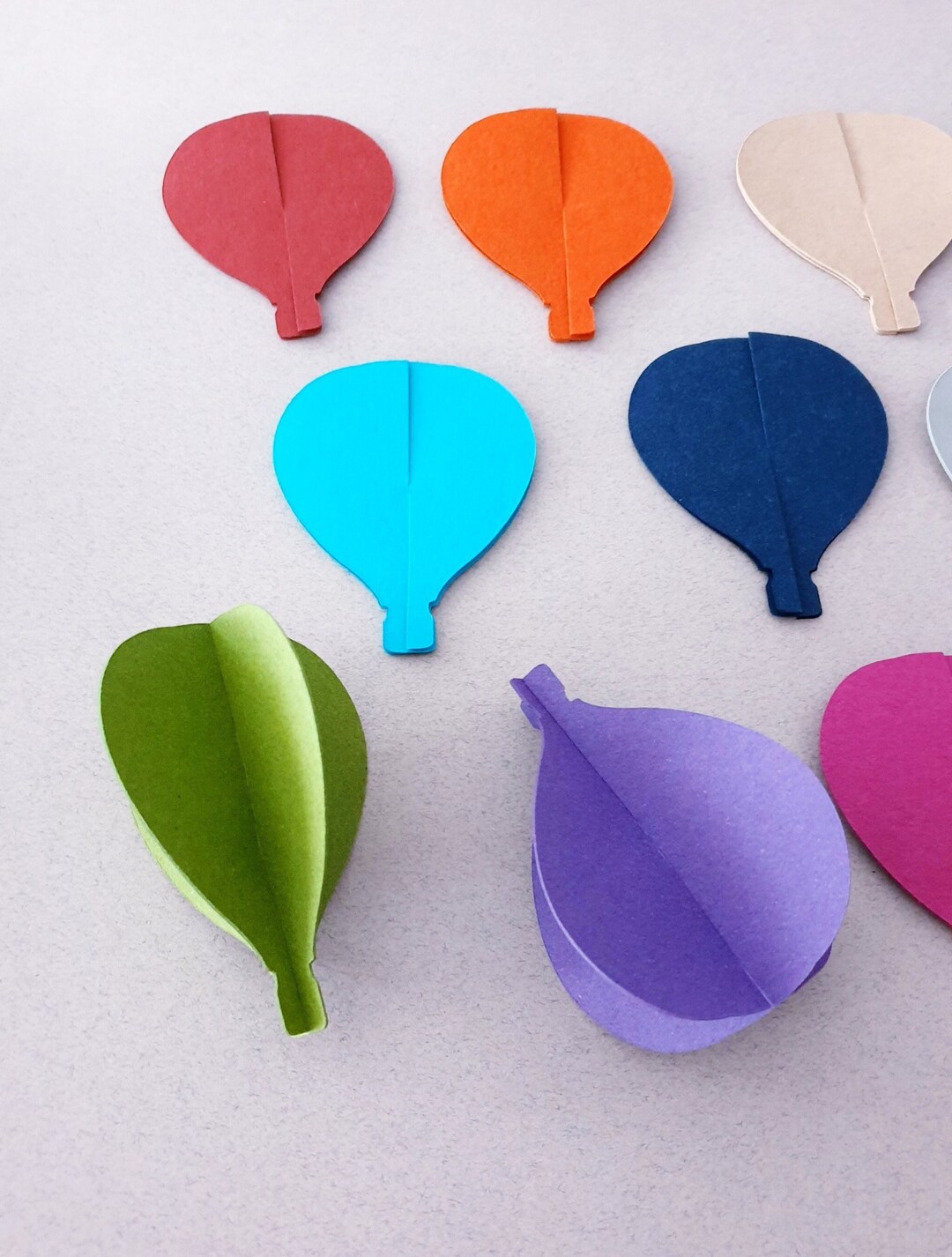 One Hot Air Balloon Made of Eco Friendly Recycled Cardstock Home Decor ...