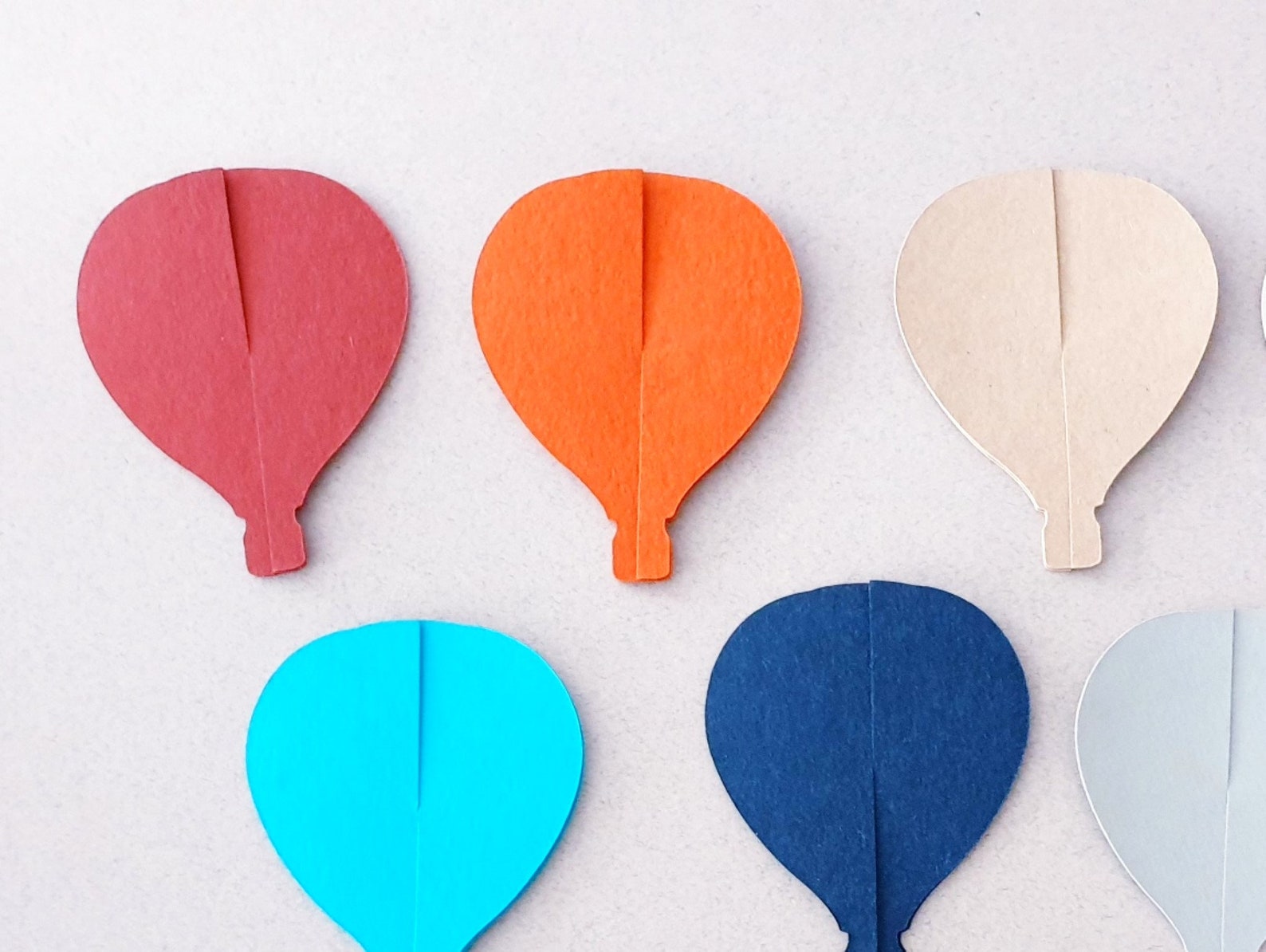One Hot Air Balloon Made of Eco Friendly Recycled Cardstock - Etsy UK