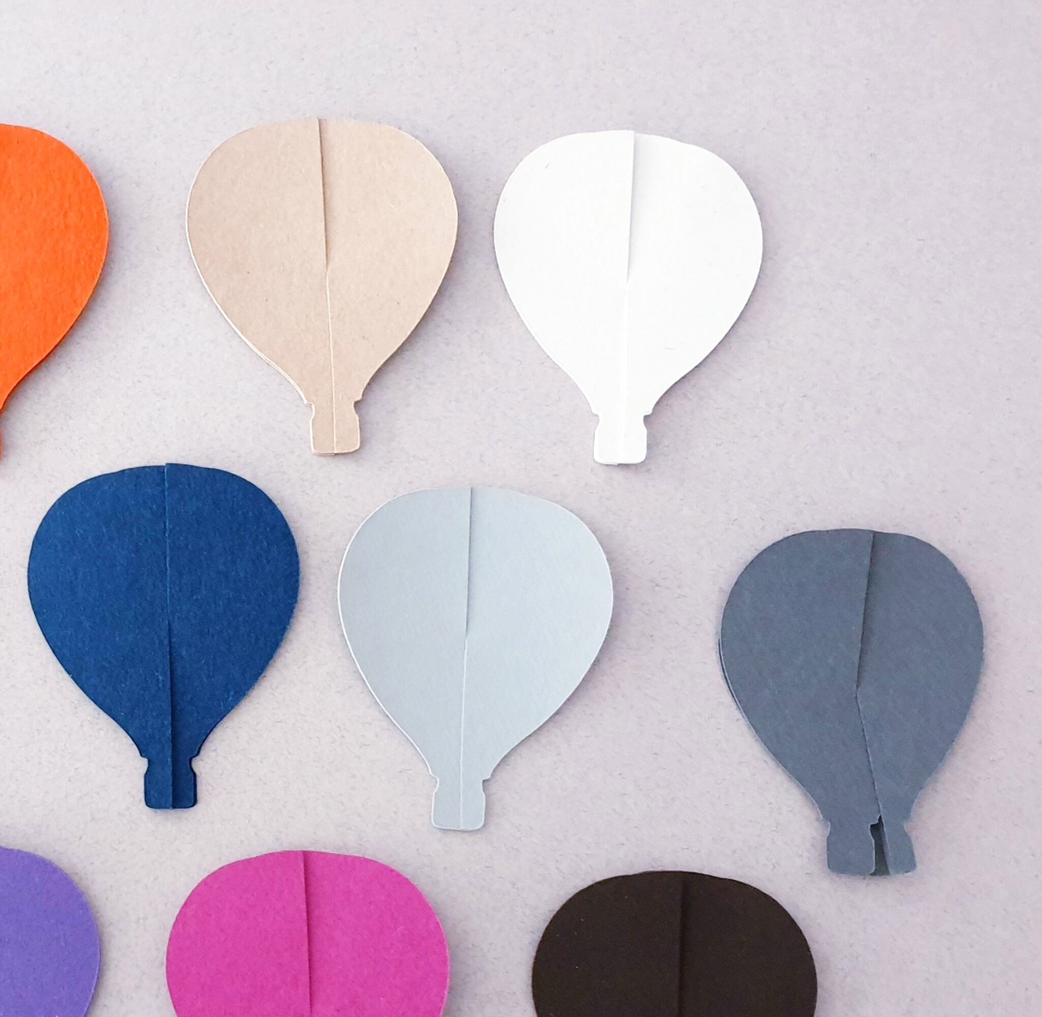 One Hot Air Balloon Made of Eco Friendly Recycled Cardstock - Etsy UK