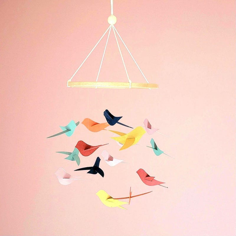 Bird Mobile - Etsy