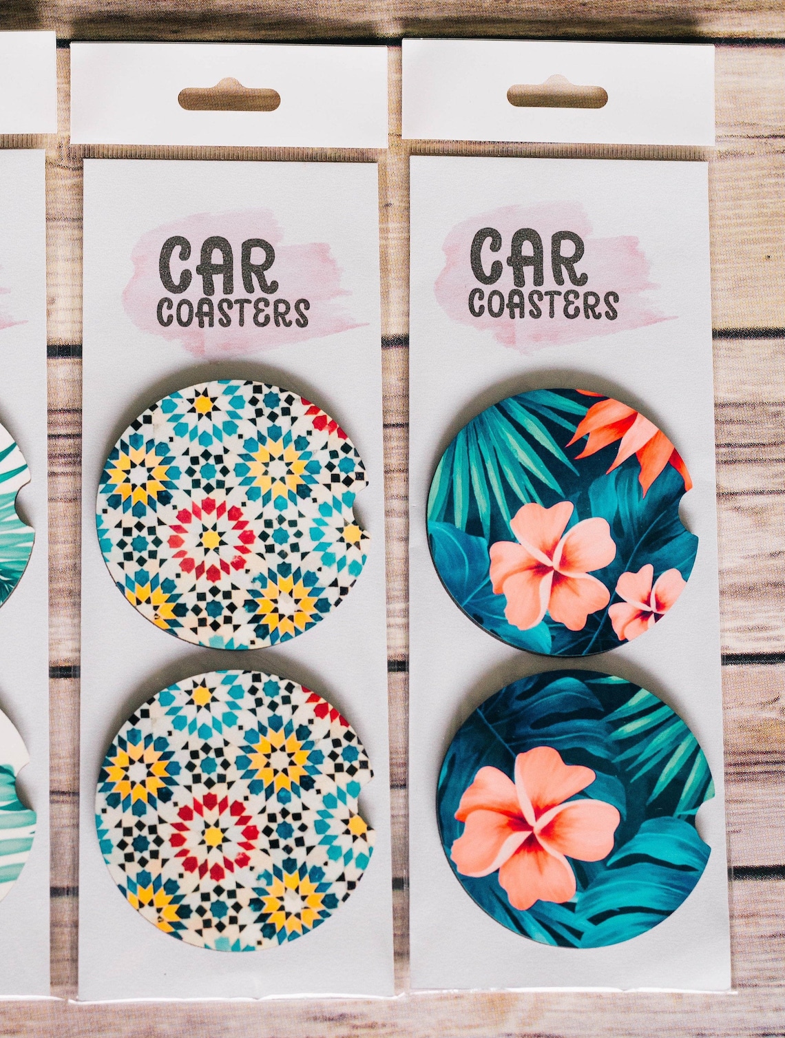 Car Coasters Set of 2 Custom Designed Car Decor - Etsy