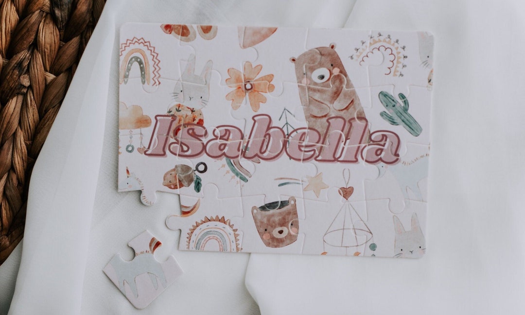 Personalized Jigsaw Puzzle - Boho Style - Etsy