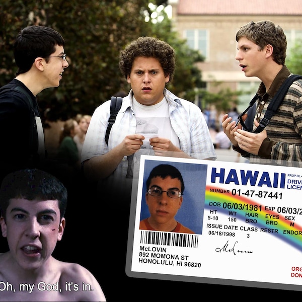 Mclovin License - Etsy